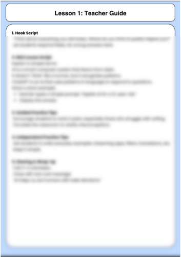 AI Literacy and ChatGPT: Worksheets For Middle School | Teaching Resources