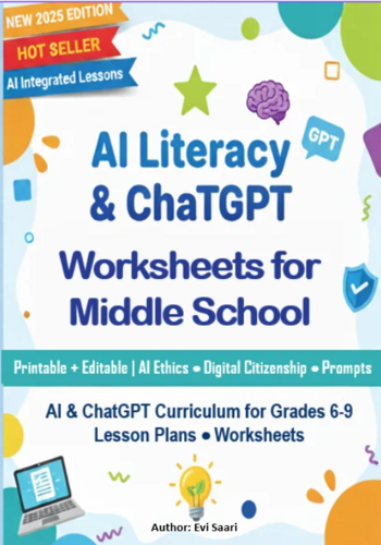 AI Literacy and ChatGPT: Worksheets For Middle School | Teaching Resources