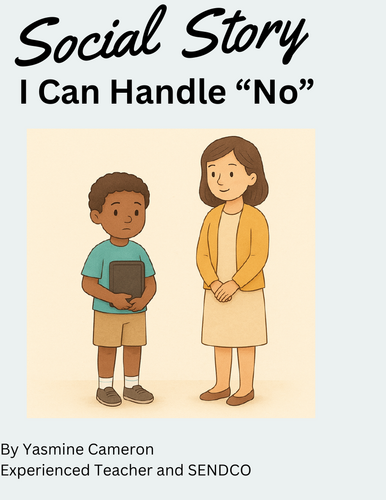 I Can Handle No Social Story | Teaching Resources