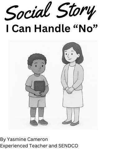 I Can Handle No Social Story | Teaching Resources
