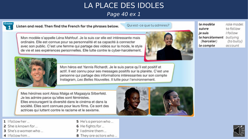AQA Higher GCSE French Textbook - Module 2 | Teaching Resources