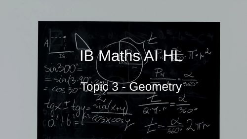 IB Math AI AHL 3.10 - Vectors and Scalars | Teaching Resources