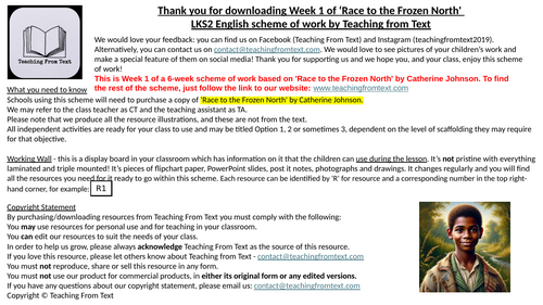 Arctic 'Race to the Frozen North' English Scheme of Work Years 3 and 4 ...