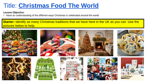 Christmas Around Around The World (Food) | Teaching Resources