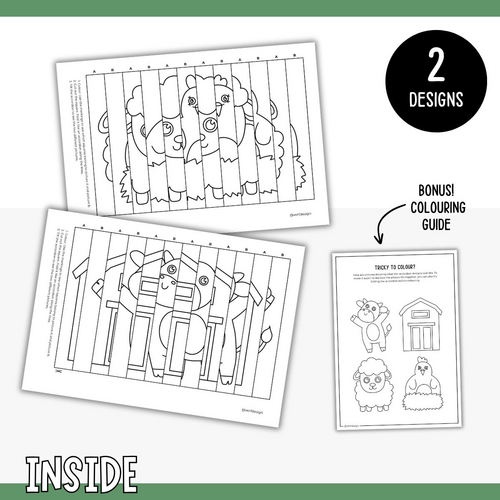 Magical Agamographs - Printable Farm Craft for Kids | Teaching Resources