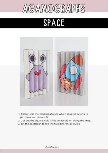 Magical Agamographs - Printable Space Craft for Kids | Teaching Resources