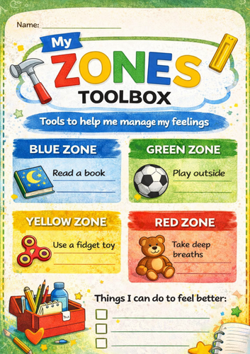 Zones of Regulation® Workbook & Activities| Emotional Regulation | SEL ...