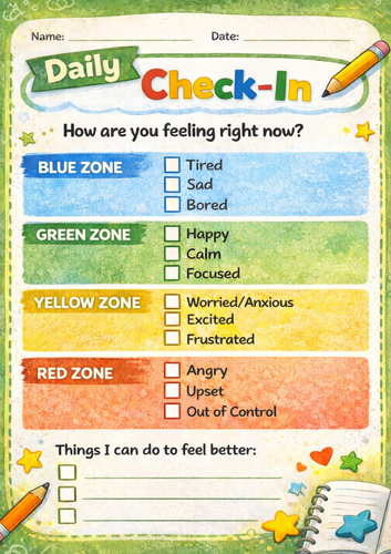 Zones of Regulation® Workbook & Activities| Emotional Regulation | SEL ...