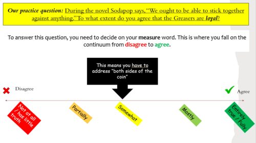 10 English – The Outsiders Novel Study – Assessment Literacy lesson 6 ...