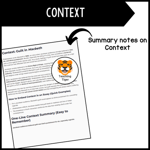 GCSE Macbeth Exam Question – Guilt in Macbeth (30 Marks) | Model ...