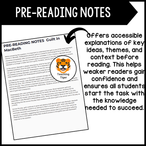 GCSE Macbeth Exam Question – Guilt in Macbeth (30 Marks) | Model ...