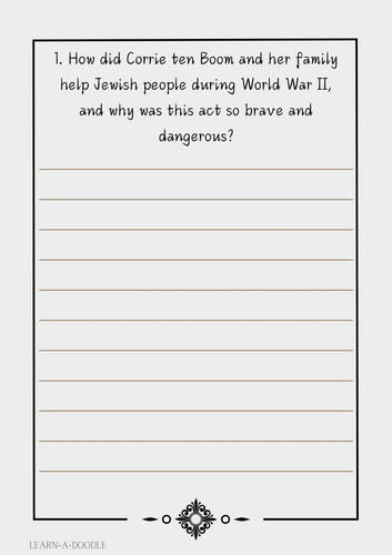 Corrie ten Boom: A WWII Resistance Hero – Questions & Answers for ...