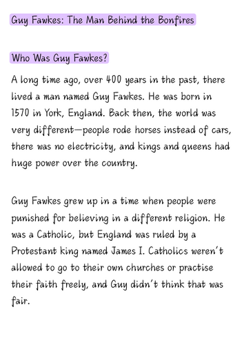 All About Guy Fawkes: A Kids’ Guide to the 5th of November! | Teaching ...