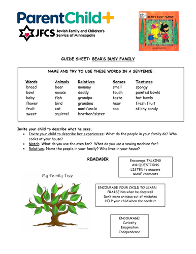 Bear's Busy Family by Stella Blackstone（pptx） | Teaching Resources