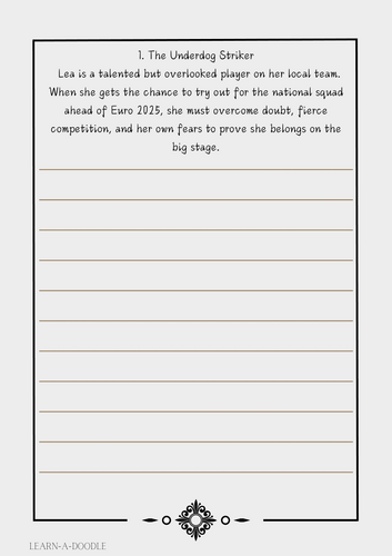 Write the Game: Story Prompts Inspired by UEFA Women’s Euro 2025 for ...