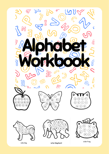 Alphabet Spelling Worksheet Bundle A–Z – Unscramble the Words, Picture ...
