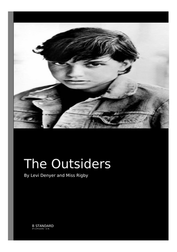 10 English – Creative Writing inspired by The Outsiders - Assessment ...
