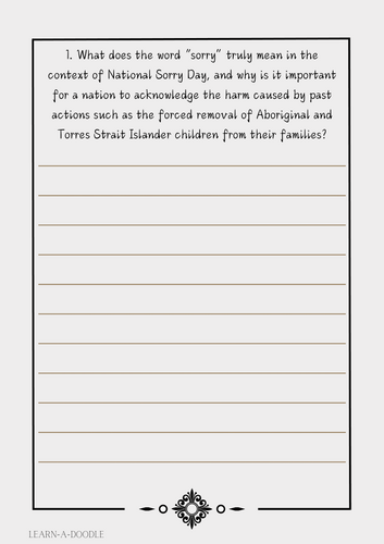 Reflective Questions for National Sorry Day: Why May 26 Matters ...