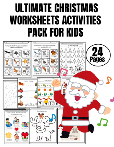 24 Ultimate Christmas Worksheets for Kids | Teaching Resources