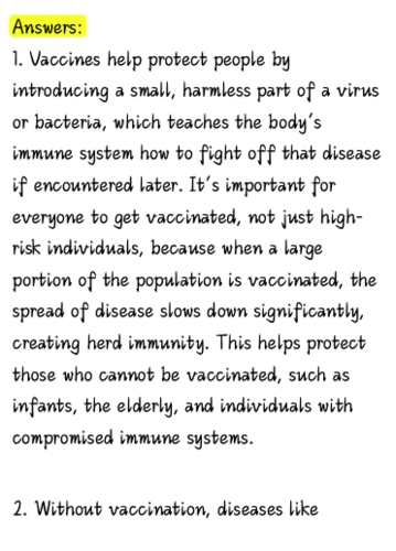 World Immunisation Week: Thought-Provoking Questions & Answers on ...