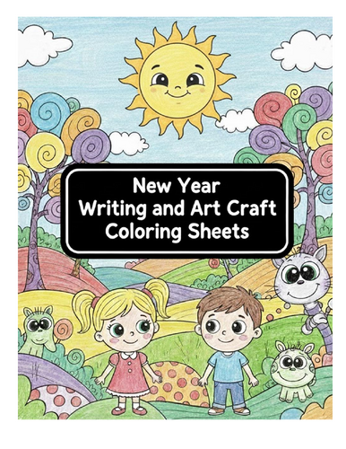 New Year Writing Prompts | New Year Art Craft | New Year Goal ...