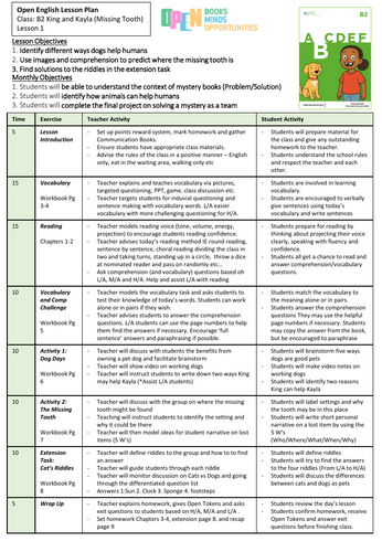 King & Kayla and the Case of the Lost Tooth – EAL Literature Unit ...