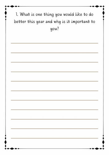 Unlock Your Best Year Yet: A New Year Resolution Question Booklet for ...