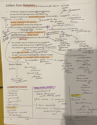 Letters From Yorkshire Notes | Teaching Resources