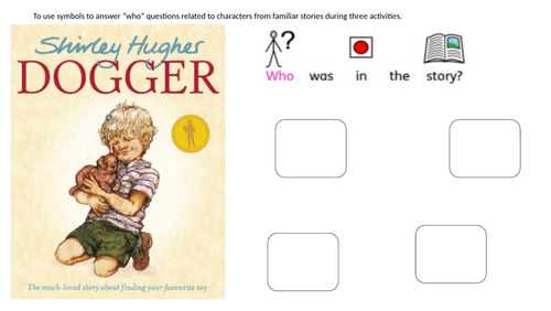 Dogger Story Worksheets – Glue & Stick Activities (4 Slides) | Teaching ...