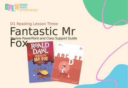 Fantastic Mr Fox – EAL Fiction Literature Unit (GE 4.0–4.5) | Teaching ...