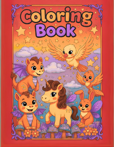 Magical Creatures Guided Coloring Book | 20 Pages | Fine Motor ...