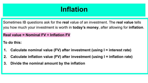 IB Math - Finance - Compound Interest- TI-Nspire | Teaching Resources