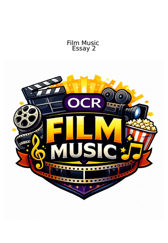 Film Music Essay OCR 9 mark | Teaching Resources