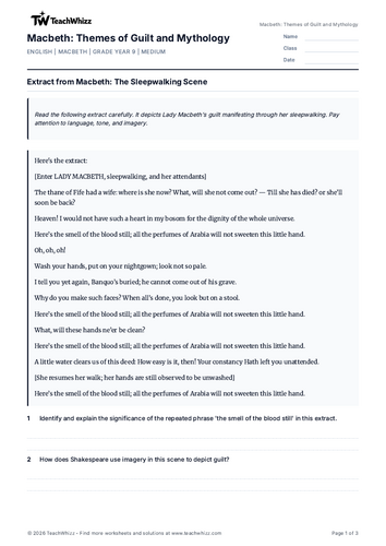 Macbeth Revision Bundle | Characters, Themes & Context | GCSE English ...