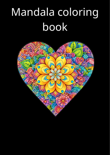 Mandala coloring book | Teaching Resources