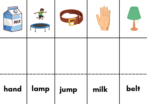 Phase 4 Phonics CVCC Words – Read & Match to Picture (2 Sheets ...