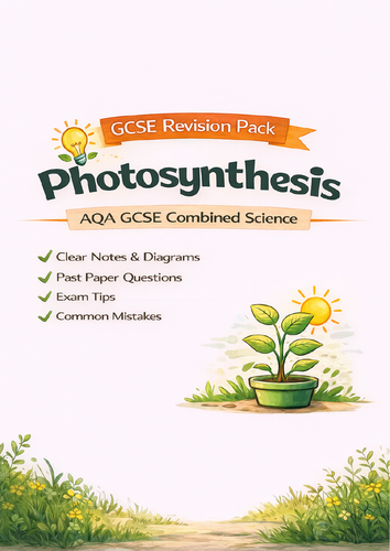AQA GCSE Combined Science Photosynthesis Pack | Teaching Resources