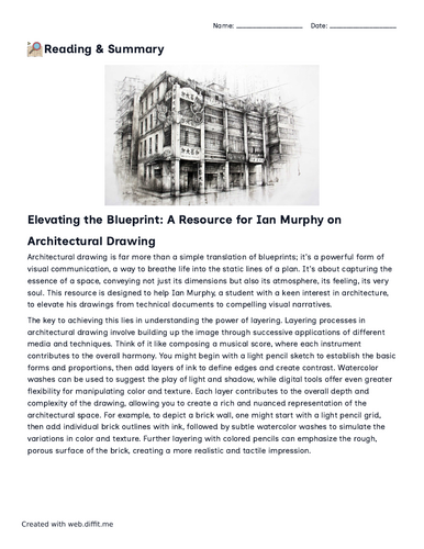 Ian Murphy Artist Focus | Architectural Drawing & Layering Techniques ...