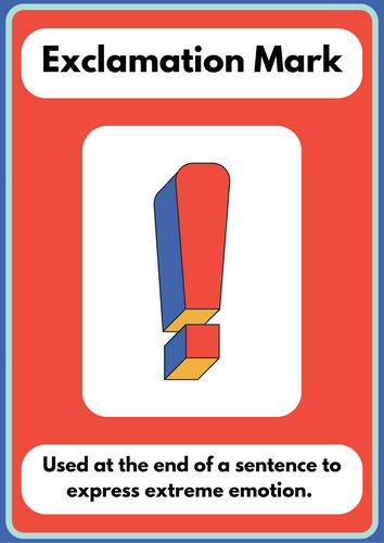 Punctuation posters | Teaching Resources