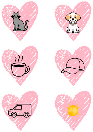 Valentines CVC pictures | Teaching Resources