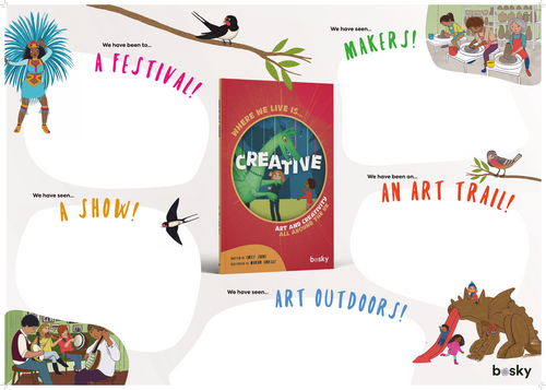 'Where we live is creative' homework poster: Focused on Key Stage 1 Art ...