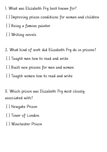 Elizabeth Fry: A Question & Answer Guide to Her Life, Work, & Legacy ...