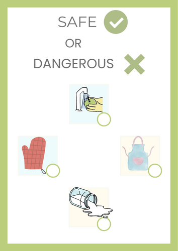Kitchen Safety SEN – Life Skills & Safety | Teaching Resources