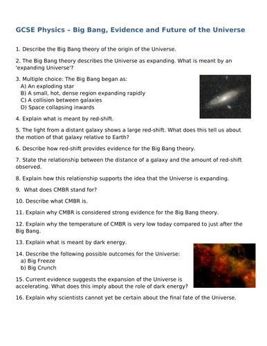 NEW AQA Physics (2016) - The beginning and future of the Universe ...