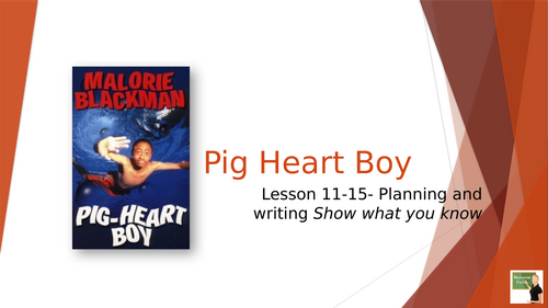 English- Pig Heart Boy Narrative unit Year 5/6 | Teaching Resources