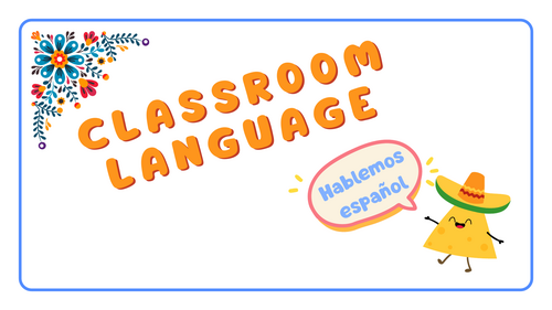 Spanish Classroom Target Language Display (Essential Phrases for ...