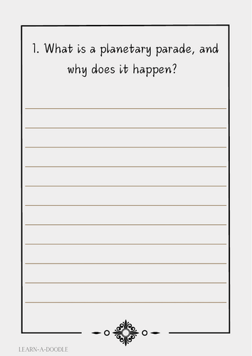 Planetary Parade: A Fun Question & Answer Exploration for Curious ...