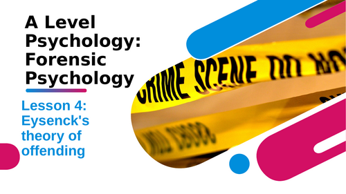 AQA A level Psychology Forensic Psychology Course Lesson Power Points ...