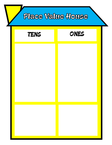Place Value House – Tens and Ones Worksheets | Teaching Resources