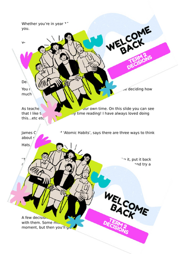 Welcome Back Decision Assembly for Sixth Form / GCSE | Teaching Resources